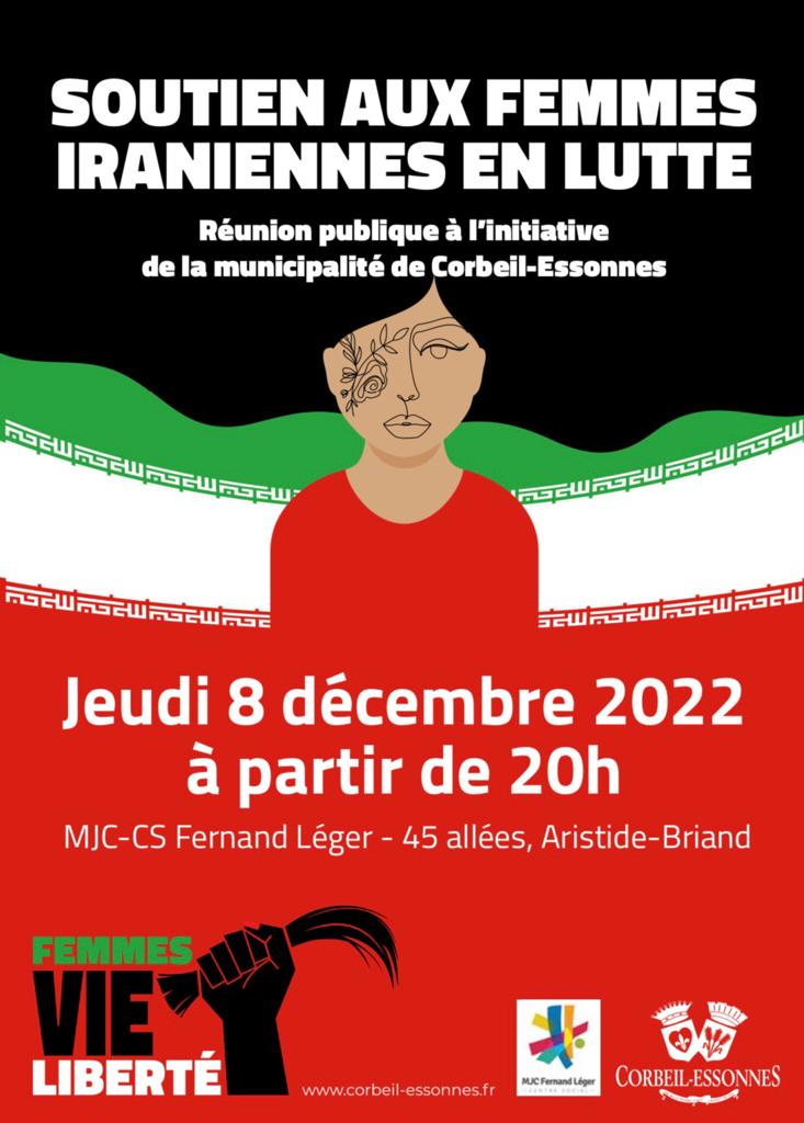 Soutien aux femmes iraniennes en lutte, 2 journées de mobilisation ...
