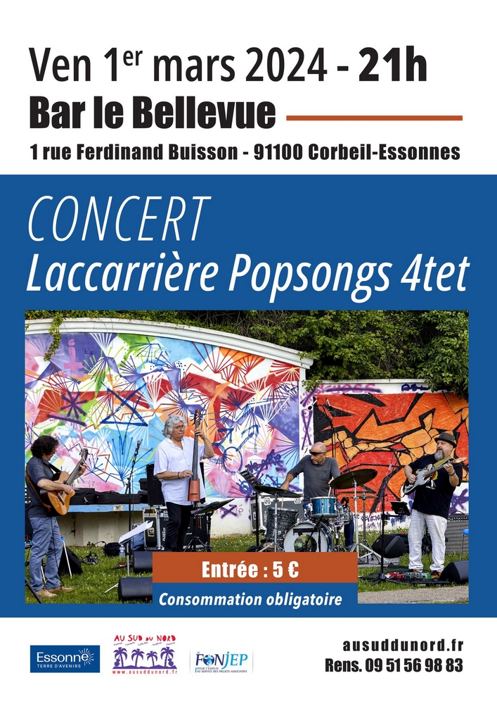 Le festival Au Sud du Nord fait escale avec le groupe Lacarrièrre ...