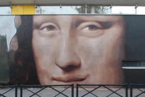 Une nouvelle fresque D’Andréa Ravo Mattoni « Mona Lisa » dans la ville ...