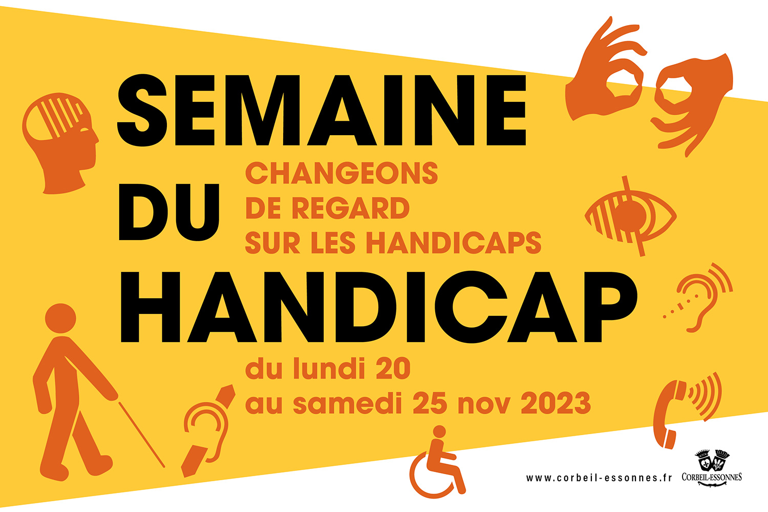 Semaine du handicap, du lundi 20 au samedi 25 novembre 2023 – Corbeil ...